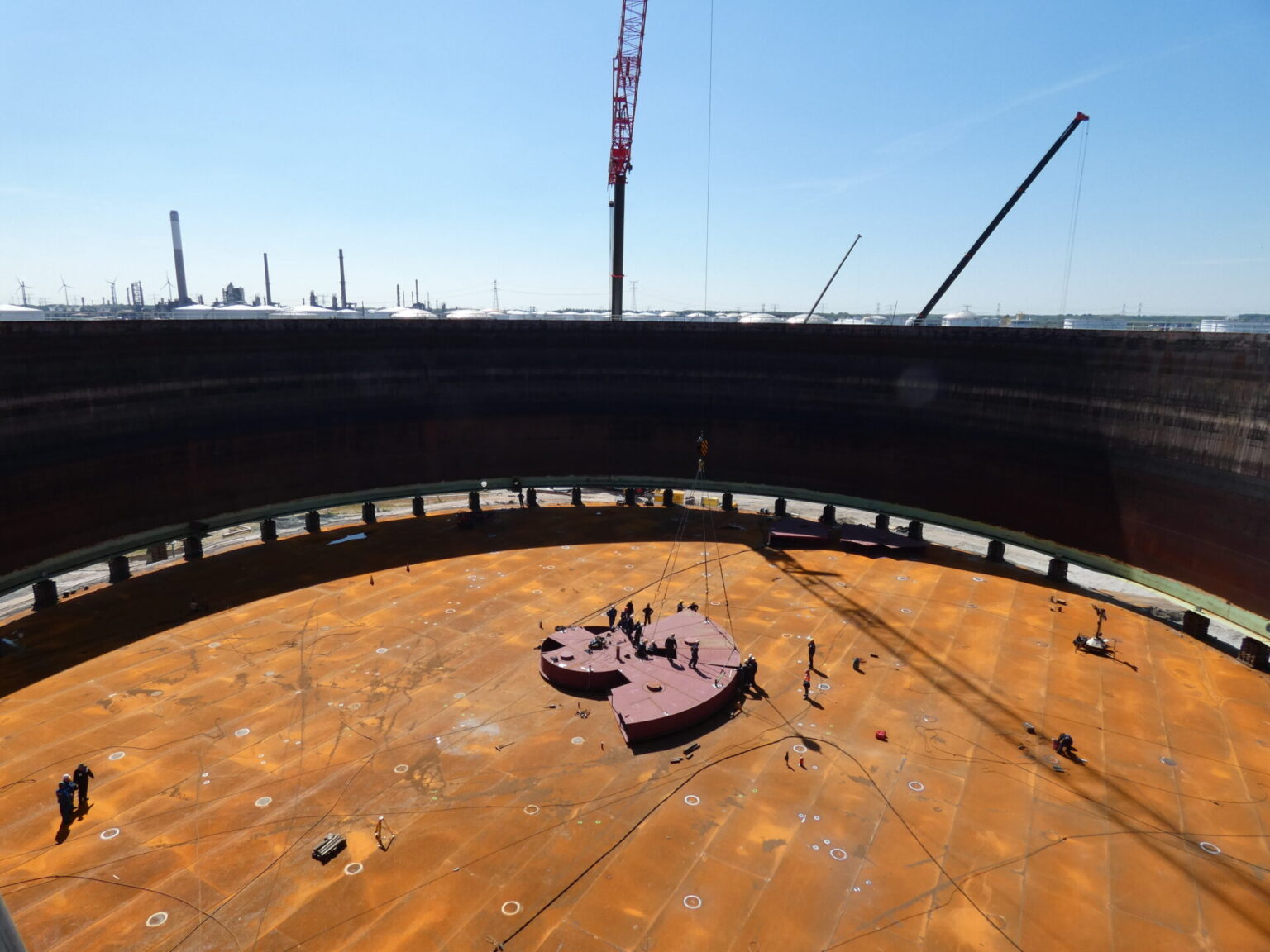 External floating roof voor BP - Mercon