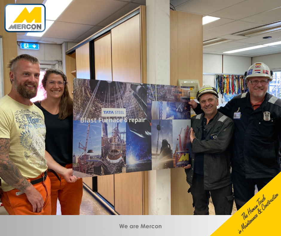 Mercon bedankt Tata Steel voor samenwerking - Mercon